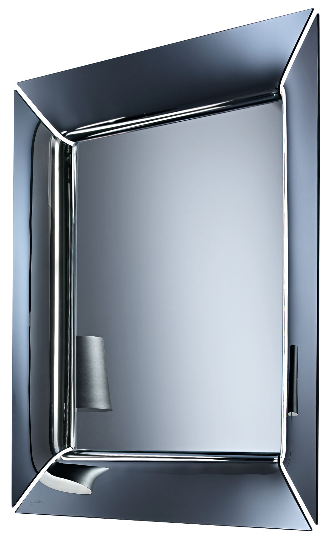 Miroir Caadre - 105 x 105 cm design argent Philippe Starck pour FIAM ...